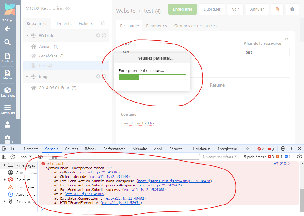 Saving Loop On Resource Save Support Modx Community